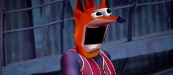 Woah, Crash Bandicoot se convirtió en un meme